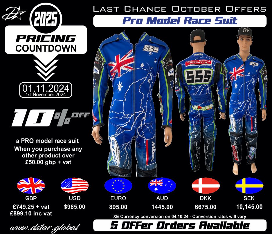 D-Star Racewear - Speedway - Grasstrack - Longtrack FIM Racesuits